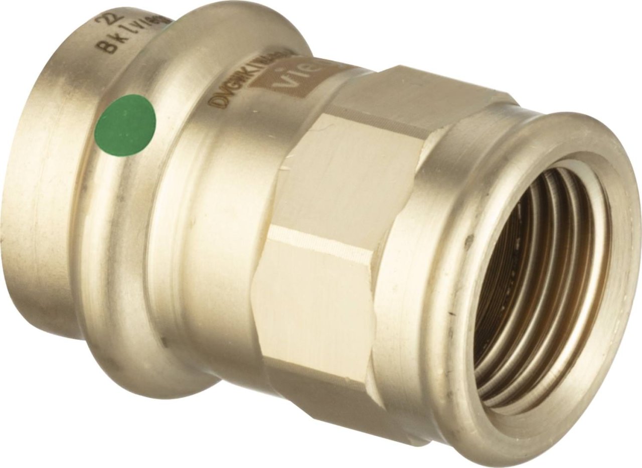 Viega Sanpress - Rotguss oder Siliziumbronze Pressfittinge - BAU99